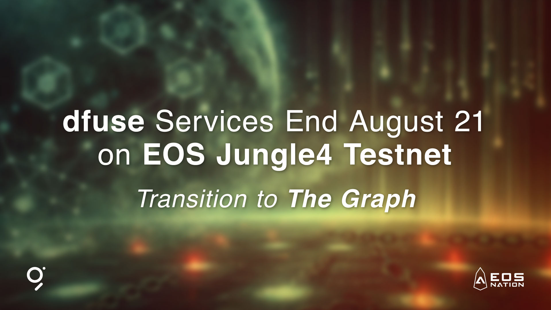 dfuse Services End August 21 on EOS Jungle4 Testnet: Transition to The ...