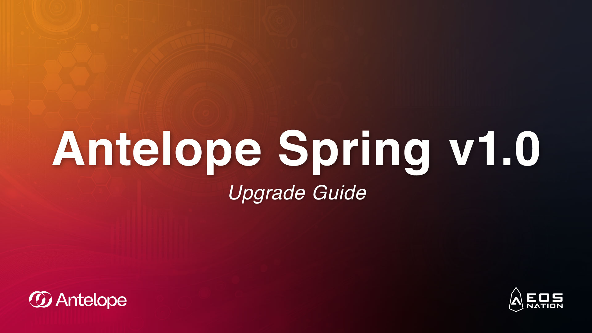 Antelope Spring v1.0 Upgrade Guide - EOS Nation | EOS Block Producer